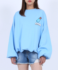 フード総柄スウェット(RAMUNE)[商品：PN21SS-032-1R] - PUNYUS Online Store / 公式通販