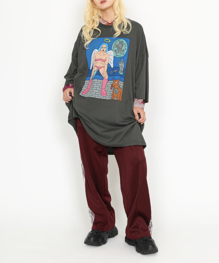 レースラインジャージパンツ[商品：PN24AW-005-3] - PUNYUS Online Store / 公式通販